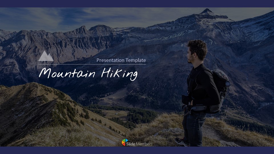 Mountain Hiking Google Presentation Slides