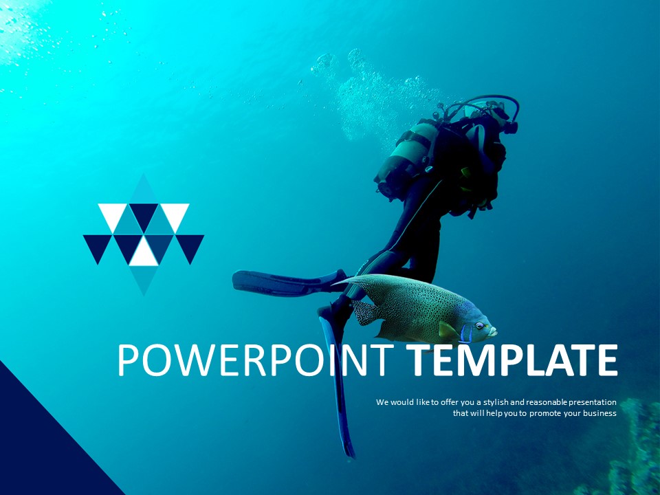 Scuba Diving - Free Template Design