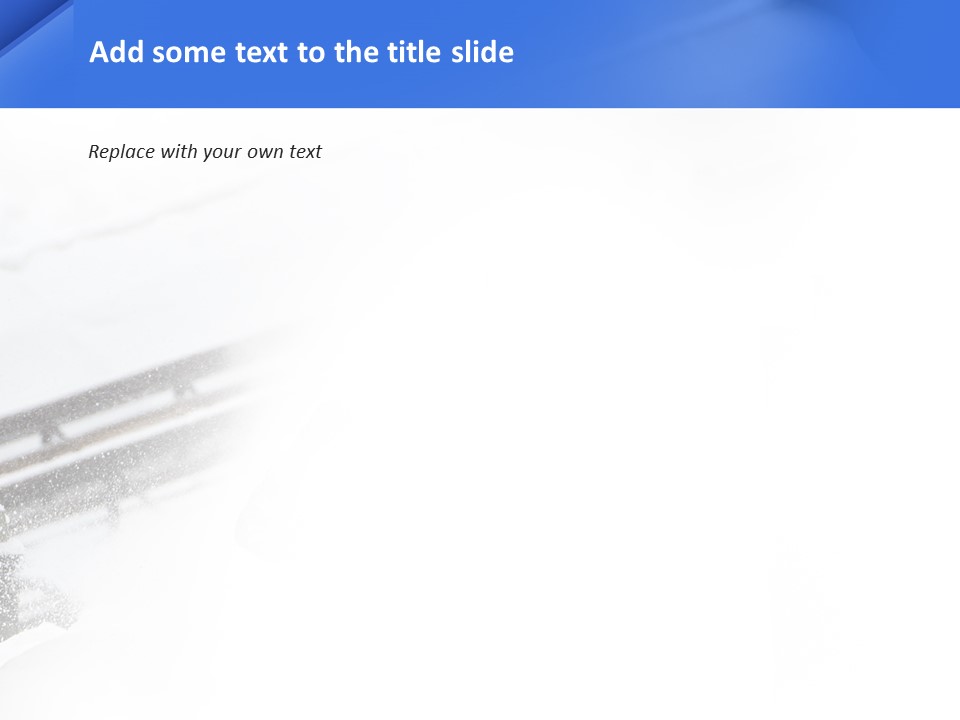 Winter Bobsleigh - Free PPT Template
