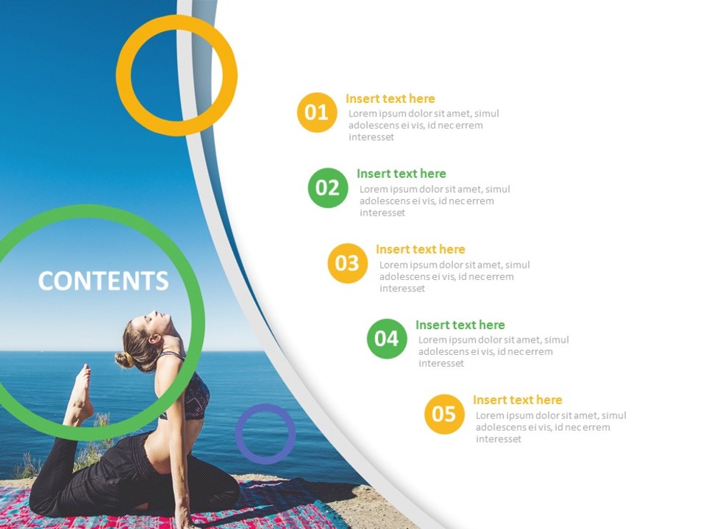 Yoga - Plantilla PPT gratuita