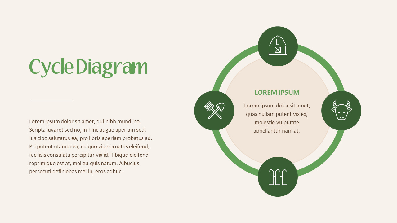 Cow Slide PPT|Lifestyle|Templates