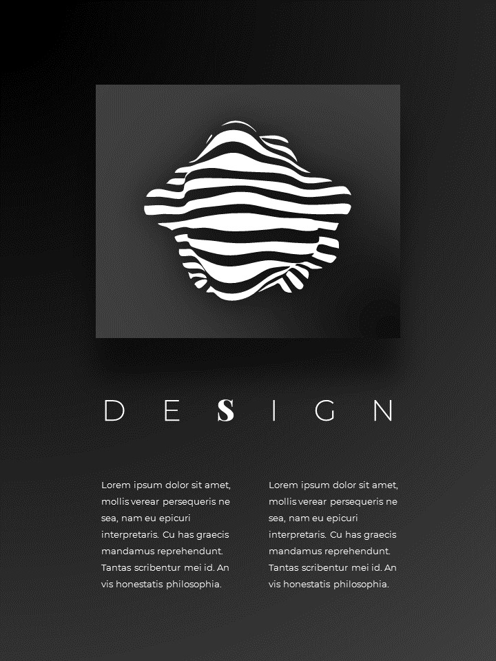 Geometric Design Background Vertical Template Best PowerPoint ...