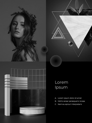 Geometric Design Background Vertical Template Best PowerPoint ...
