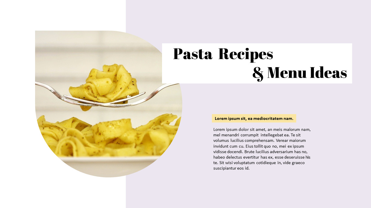 Pasta PowerPoint Layout|Business|Templates