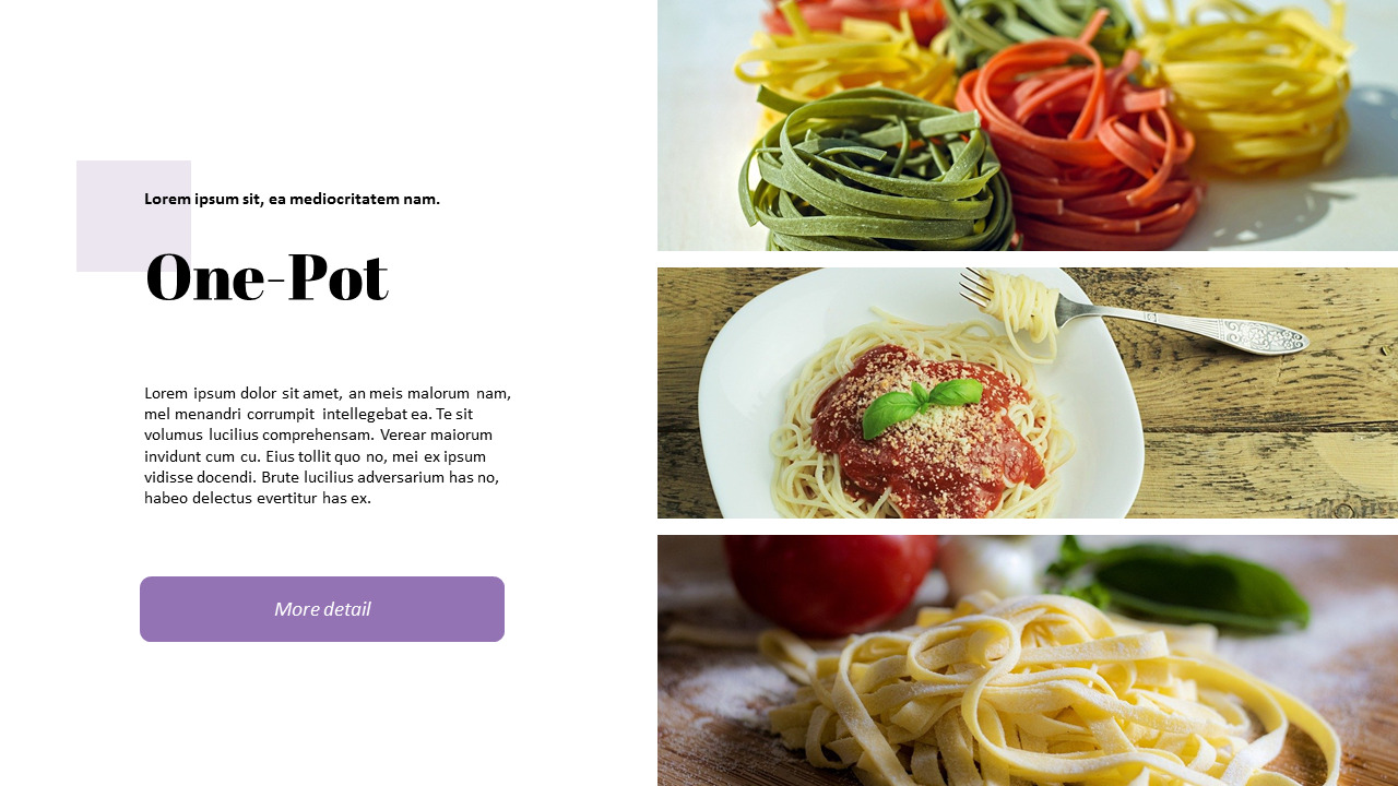Pasta PowerPoint Layout|Business|Templates