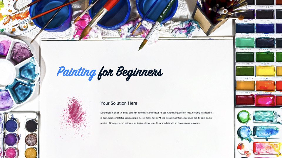 Art Painting Product Deck|Lifestyle|Keynote
