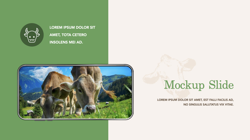 Cow Product Deck|Lifestyle|Keynote