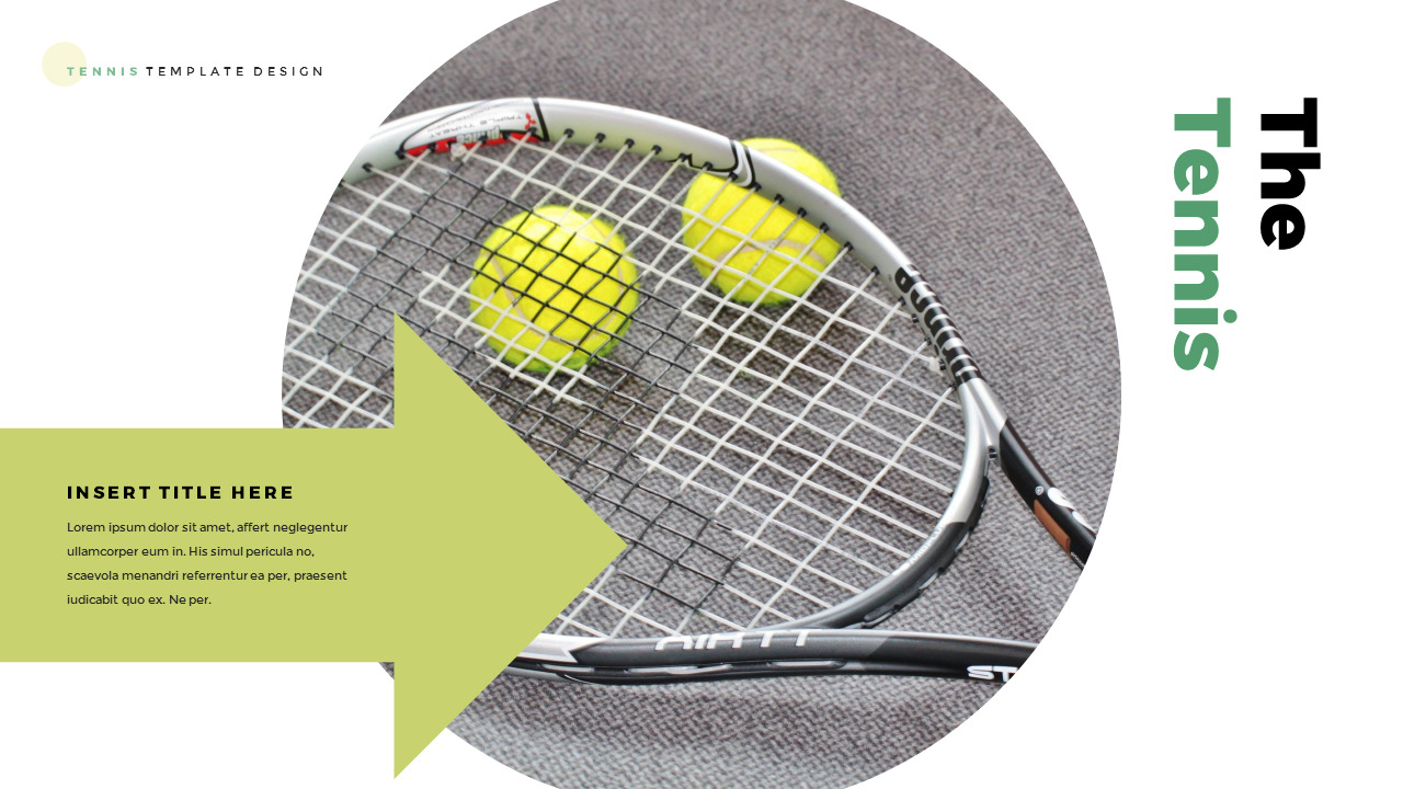 Tennis Best PowerPoint Templates|Lifestyle