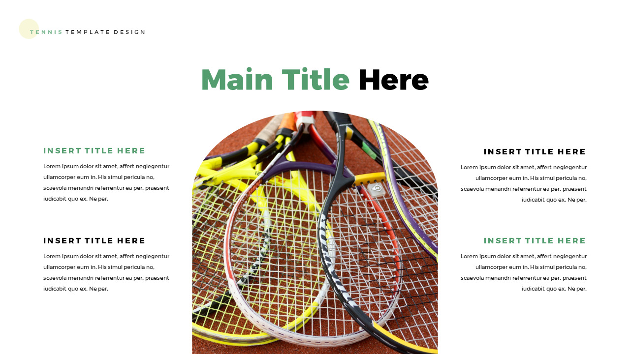 Tennis Best PowerPoint Templates|Lifestyle
