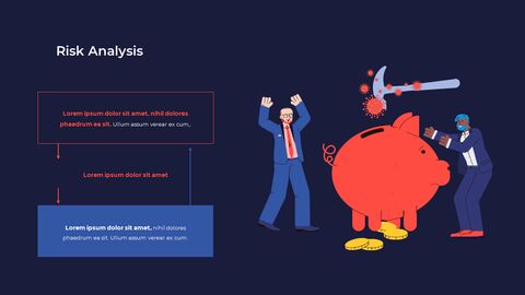 Covid 19 Economic Impact powerpoint animation template