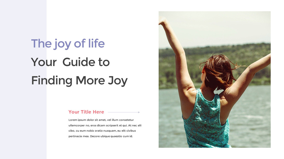 Joy of Life PPT Templates|Lifestyle