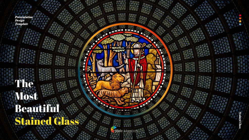 Vitral Diseño de plantillas simples|Estilo de vida|PPT