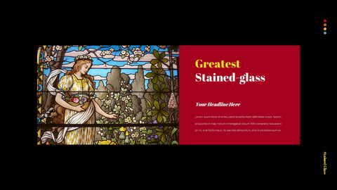 Stained Glass Simple Templates Design|Lifestyle|PPT