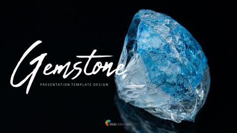 Beautiful Gemstone Professional PPT|Business|Templates