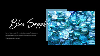 Beautiful Gemstone Professional PPT|Business|Templates