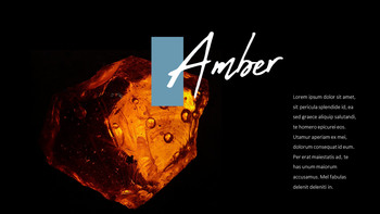 Beautiful Gemstone Professional PPT|Business|Templates