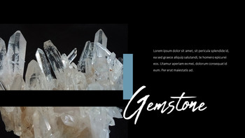 Beautiful Gemstone Professional PPT|Business|Templates