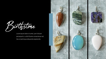 Beautiful Gemstone Professional PPT|Business|Templates