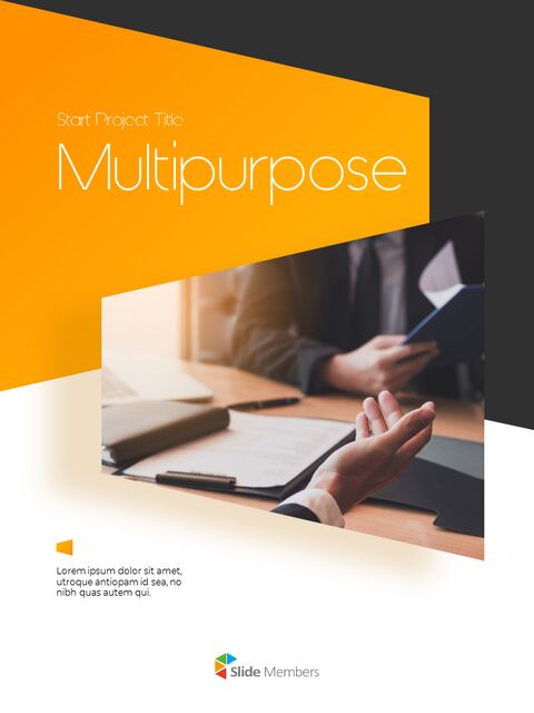 Start Project Multipurpose Template Design PPT Design