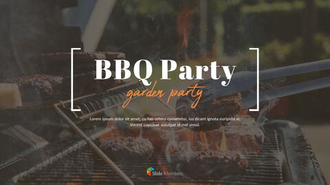 BBQ Garden Party PowerPoint Presentation Slides|Business|Templates