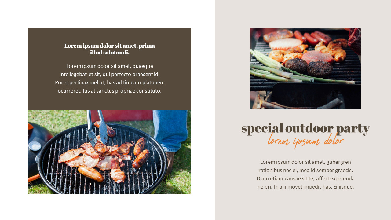 BBQ Garden Party PowerPoint Presentation Slides|Business|Templates