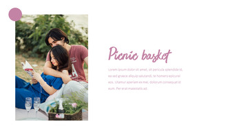 Spring Picnic powerpoint template|Lifestyle
