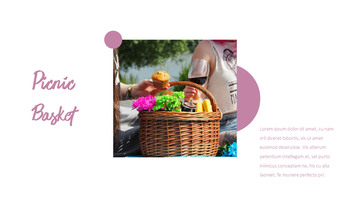 Spring Picnic powerpoint template|Lifestyle
