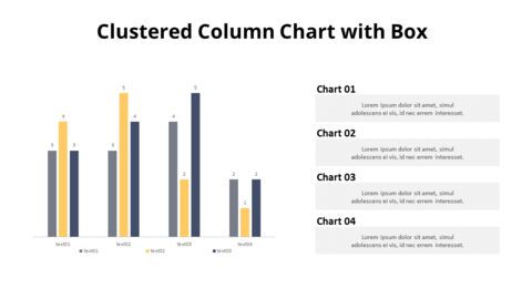 4 Clustered Column Chart List
