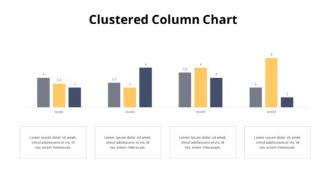 4 Clustered Column Chart List
