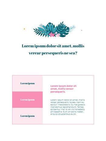 Active Spring Theme Illustration Template powerpoint ppt