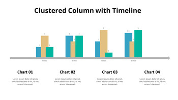 Overlapping Clustered Column Chart