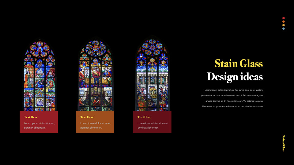 Stained Glass template design|Lifestyle|Keynote