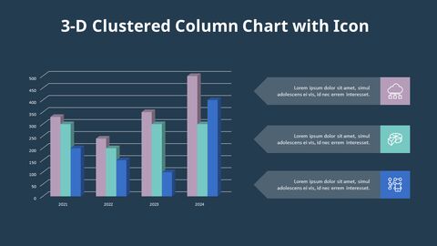 3D Clustered Column Chart