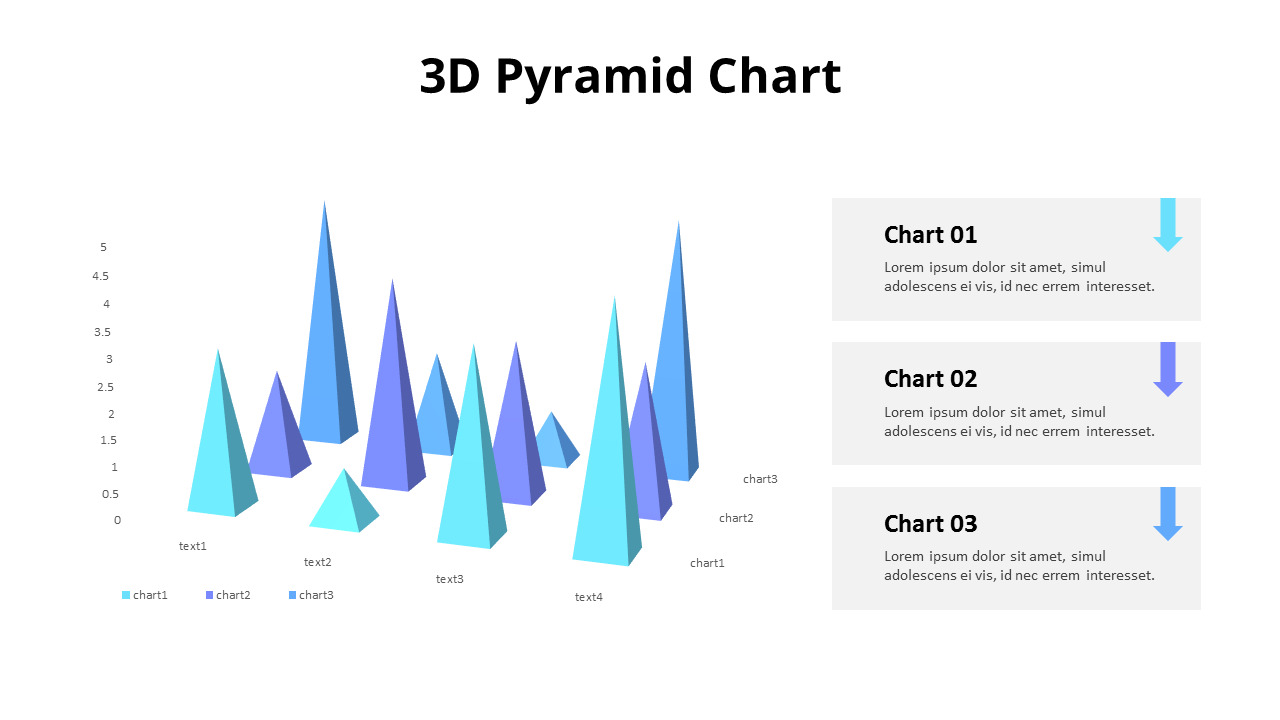 3D 피라미드 차트|세로막대형