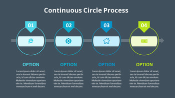Arrow Timeline Process Diagram