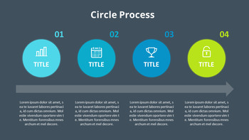 Arrow Timeline Process Diagram