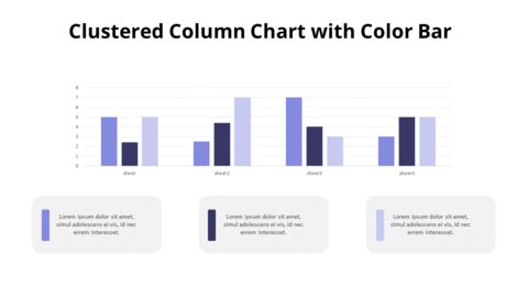 Clustered Column Chart with Color Bar