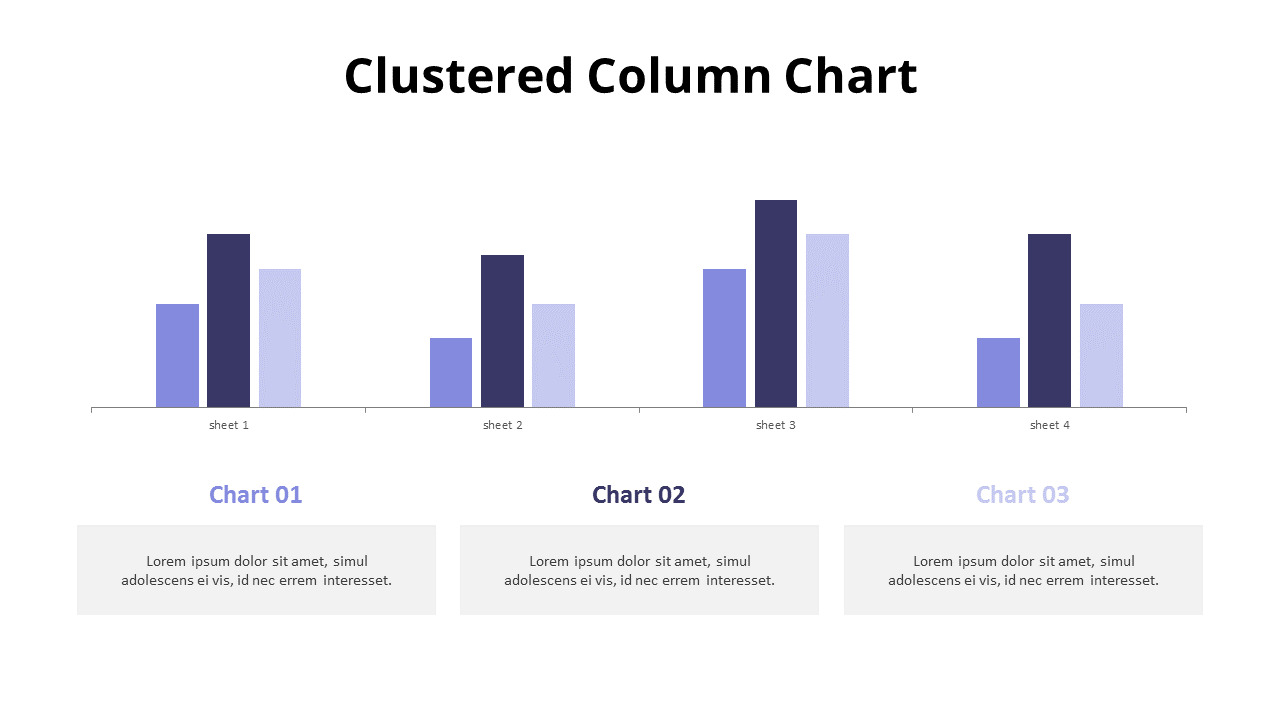 Clustered Column Chart with Color Bar