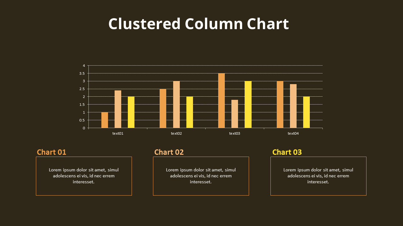 Clustered Column Chart with Color Bar