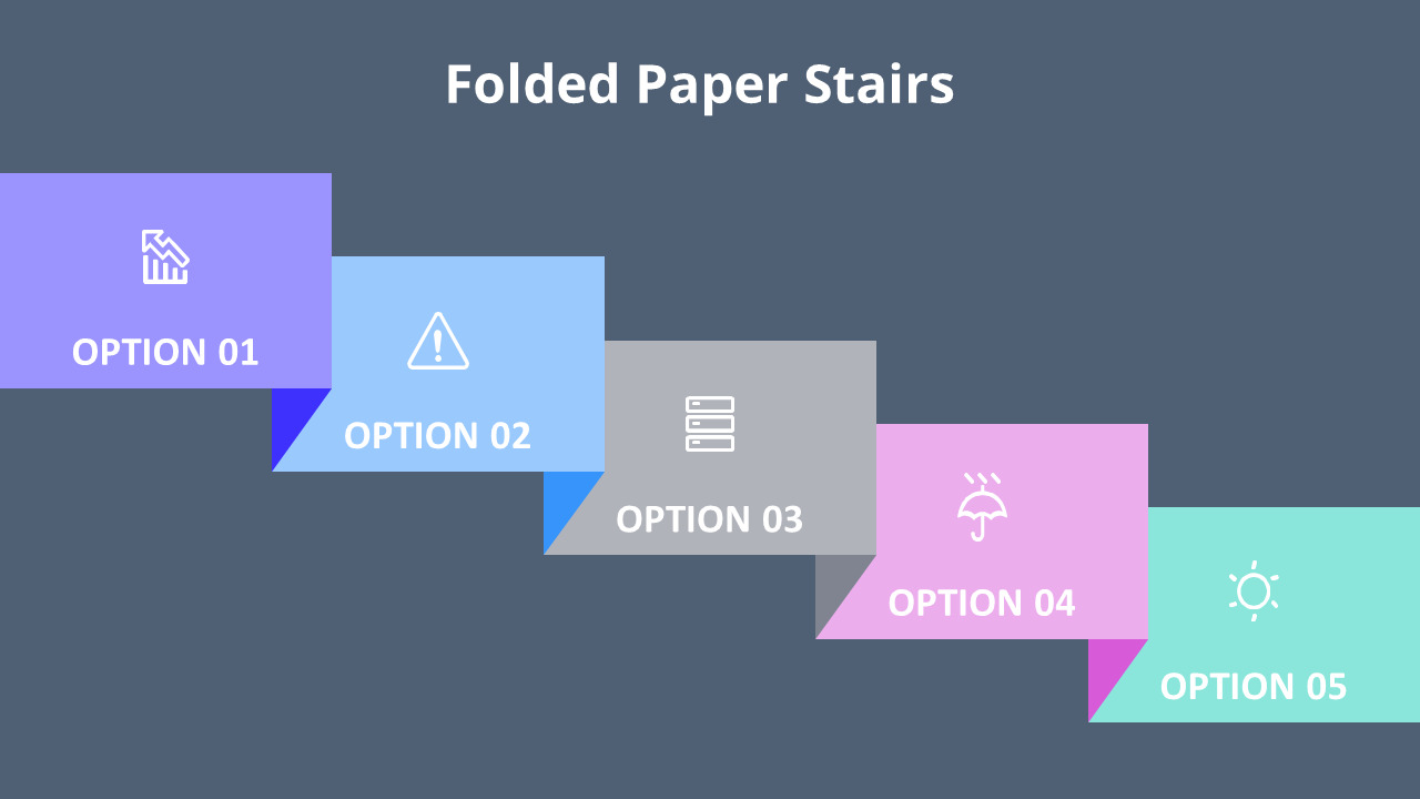 Folded Paper Process Diagram