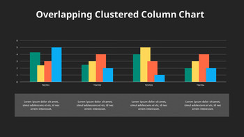 Overlapping Clustered Column Chart