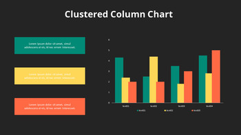 Overlapping Clustered Column Chart
