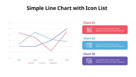 Simple Line Chart with List