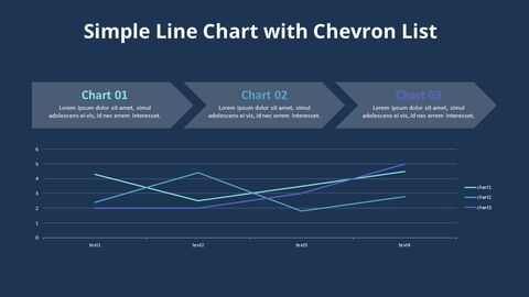 Simple Line Chart with List