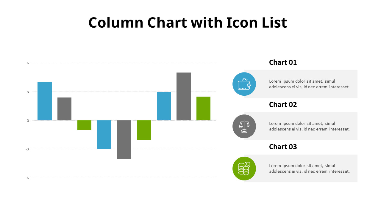 Staircase shape Clustered Column Chart