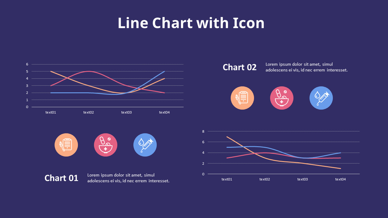 Two Line with Marker Chart