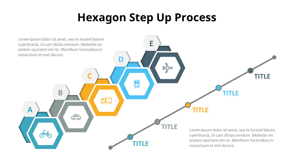 Upward Linear Process Diagram