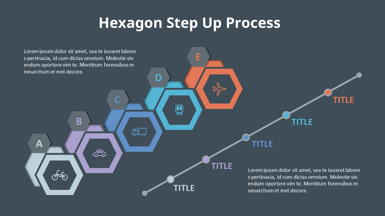 Upward Linear Process Diagram