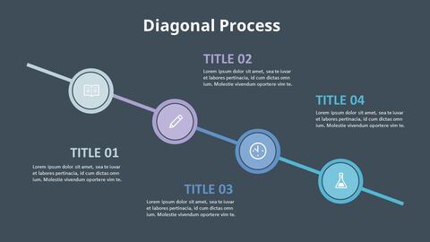 Upward Linear Process Diagram