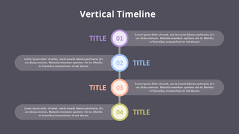 Vertical Timeline Diagram|Process